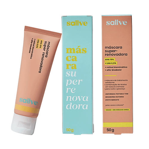 Máscara Facial Sallve Super-Renovadora 50g - Drogaria Sao Paulo