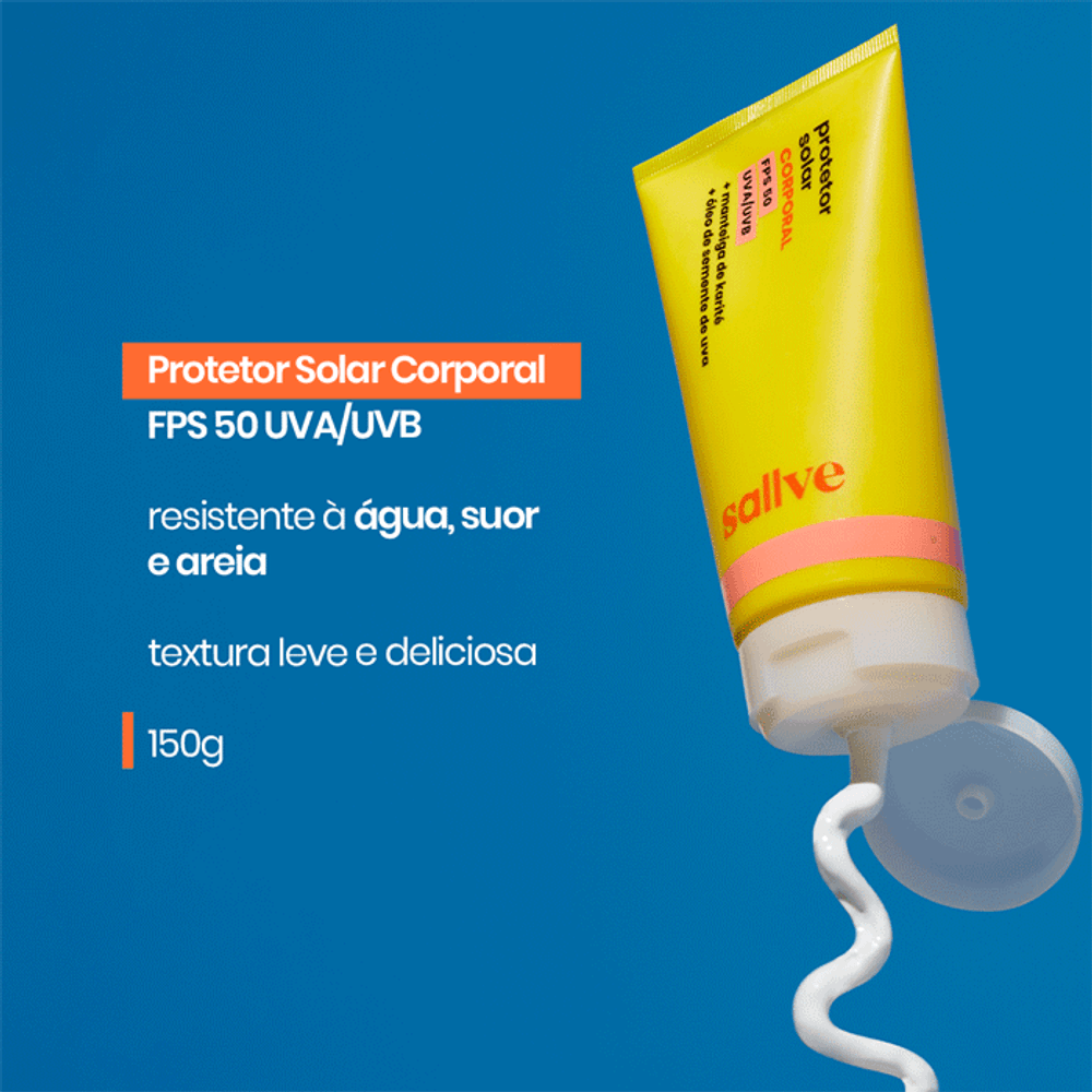 Protetor Solar Corporal Sallve FPS50 150g - Drogaria Sao Paulo