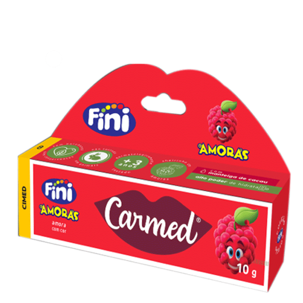 Hidratante Labial Carmed Fini Amoras Claro 10g - Drogaria Sao Paulo