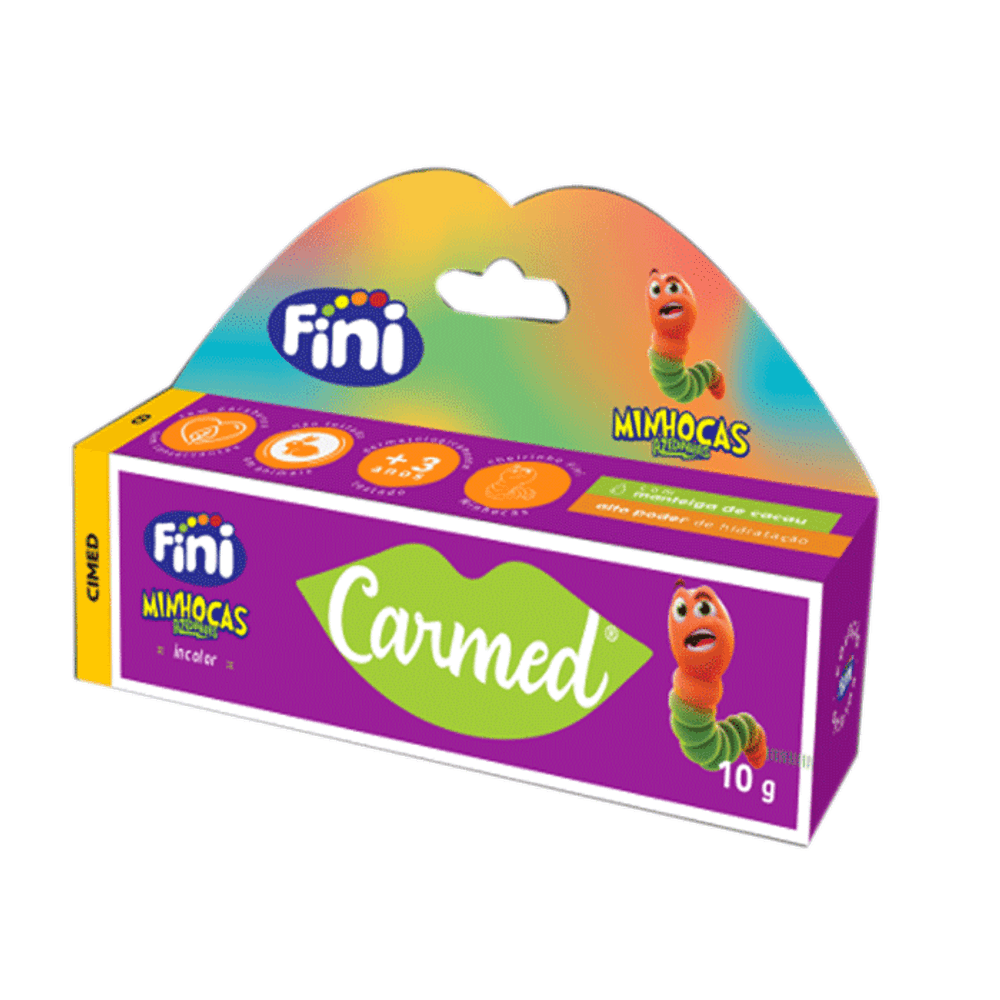 Hidratante Labial Carmed Fini Minhocas 10g - Drogaria Sao Paulo