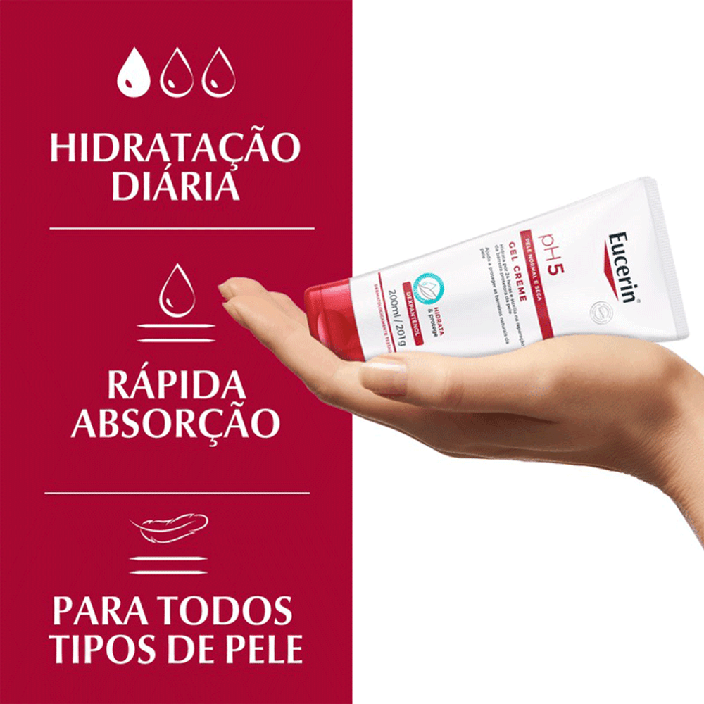 Gel Creme Hidratante Corporal Eucerin PH5 200ml - Drogaria Sao Paulo