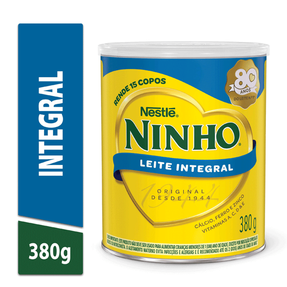 Leite em Pó Ninho Integral 380g - Drogaria Sao Paulo