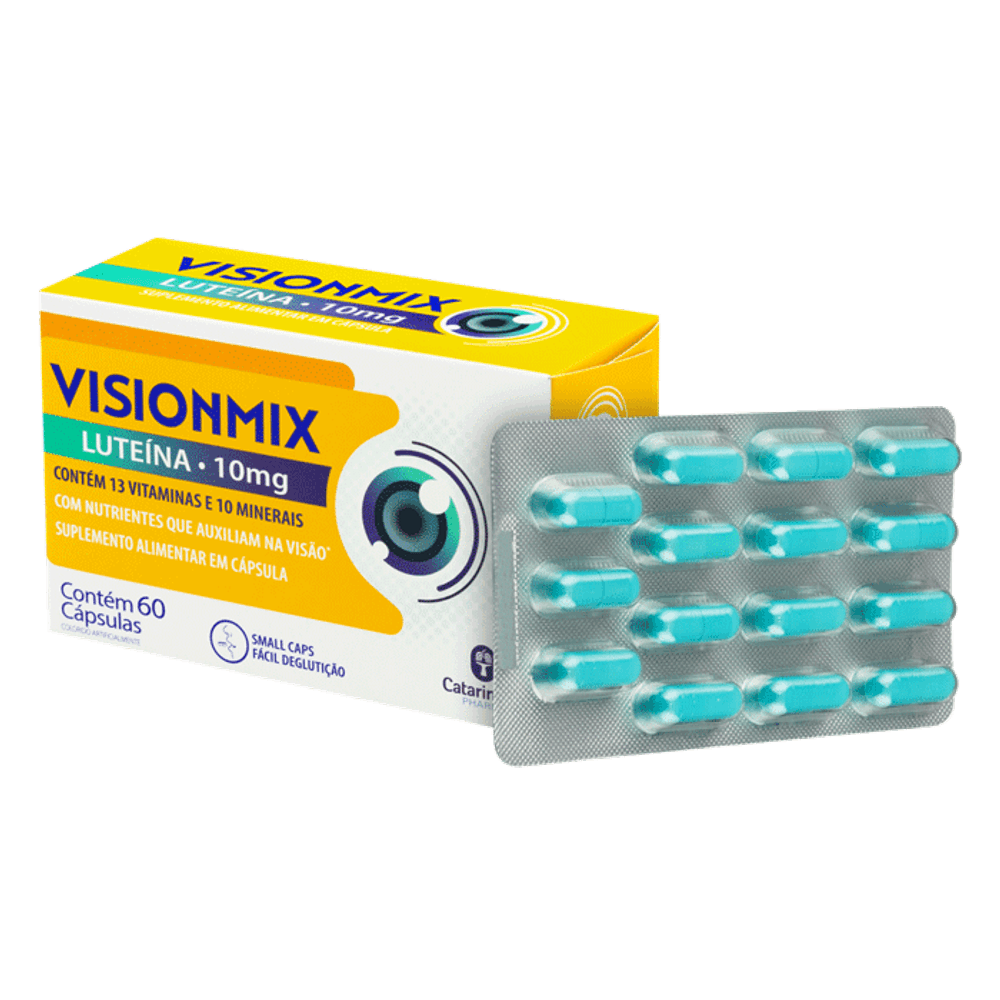 Suplemento Alimentar Luteína 10mg Visionmix 60 Cápsulas - Drogaria Sao ...