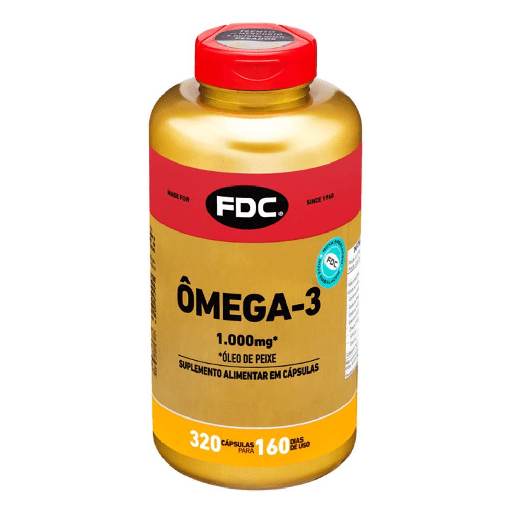 Suplemento Alimentar Ômega 3 1000mg FDC 320 Cápsulas - Drogaria Sao Paulo