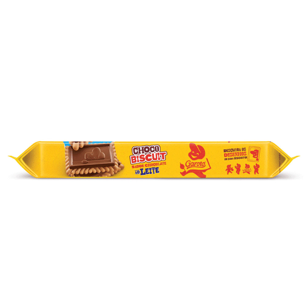 Biscoito Choco Biscuit Garoto Maisena e Chocolate ao Leite 78g - Drogaria Sao Paulo