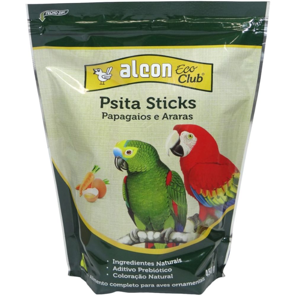 ALCON ECO CLUB PSITA STICKS 450G KIT COM 10 - Drogaria Sao Paulo