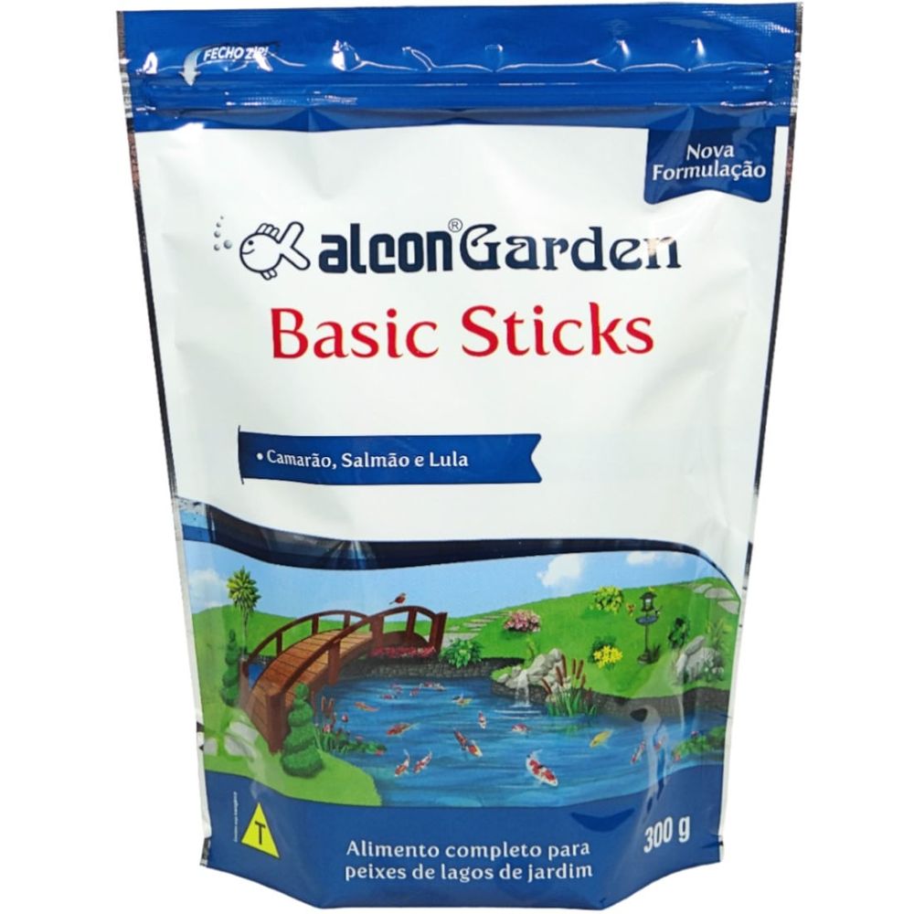 ALCON GARDEN BASIC STICKS 300G ALIMENTO PARA PEIXES KIT COM 4 ...