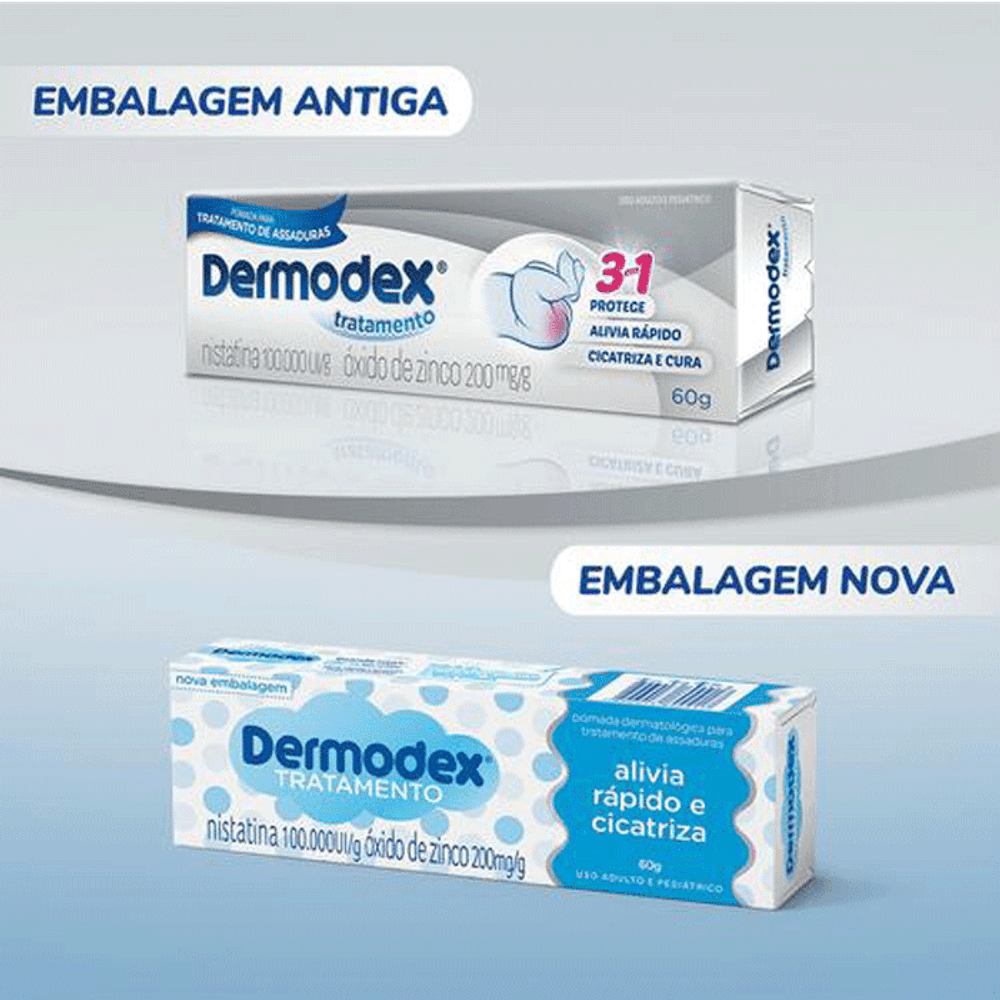 Pomada para Tratamento de Assaduras Dermodex Tratamento 60g - Drogaria ...