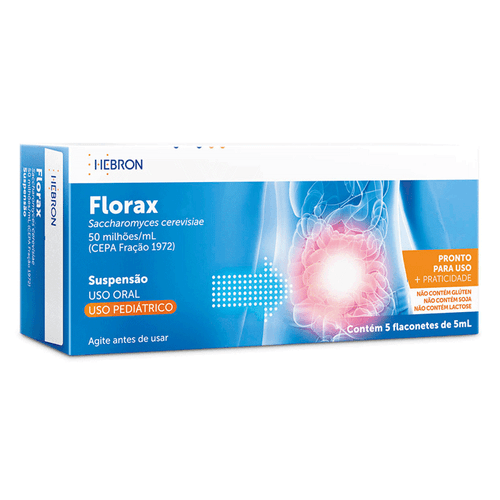 Florax Pediátrico Hebron 5x5ml - Drogaria Sao Paulo
