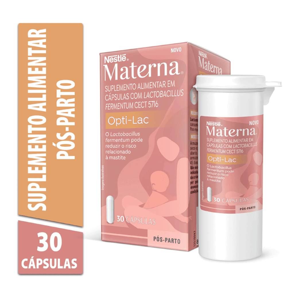 Suplemento Alimentar Materna Optic-Lac 30 Cápsulas - Drogaria Sao Paulo