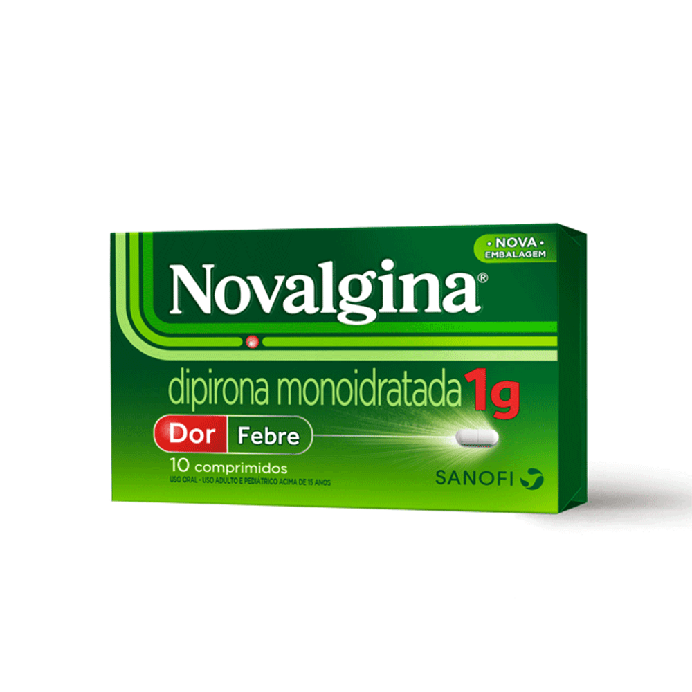 Kit Novalgina 1g Adulto 10 comprimidos + Probiótico Enterogermina 5ml ...