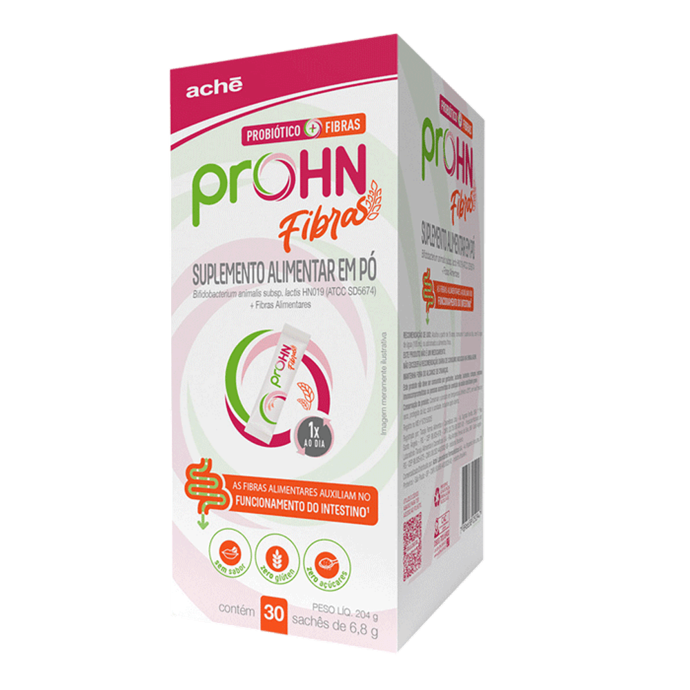Suplemento Alimentar ProHN Fibras Sem Sabor 30 Sachês de 6,8g ...