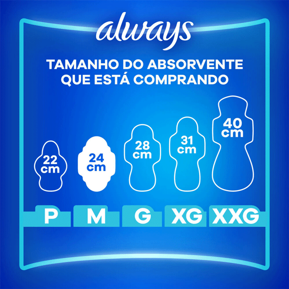 Absorvente Always Tamanho M Ultrafino Seca 8 Unidades - Drogaria Sao Paulo