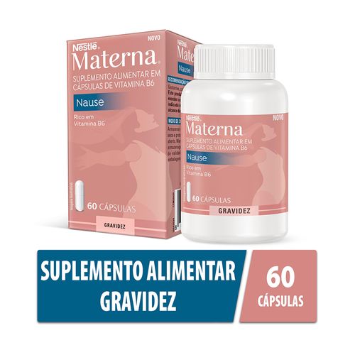 Suplemento Alimentar Materna® Nause 60 cápsulas - Drogaria Sao Paulo