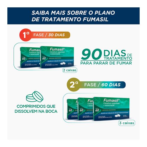 Fumasil 300mg FQM 60 Comprimidos - Drogaria Sao Paulo