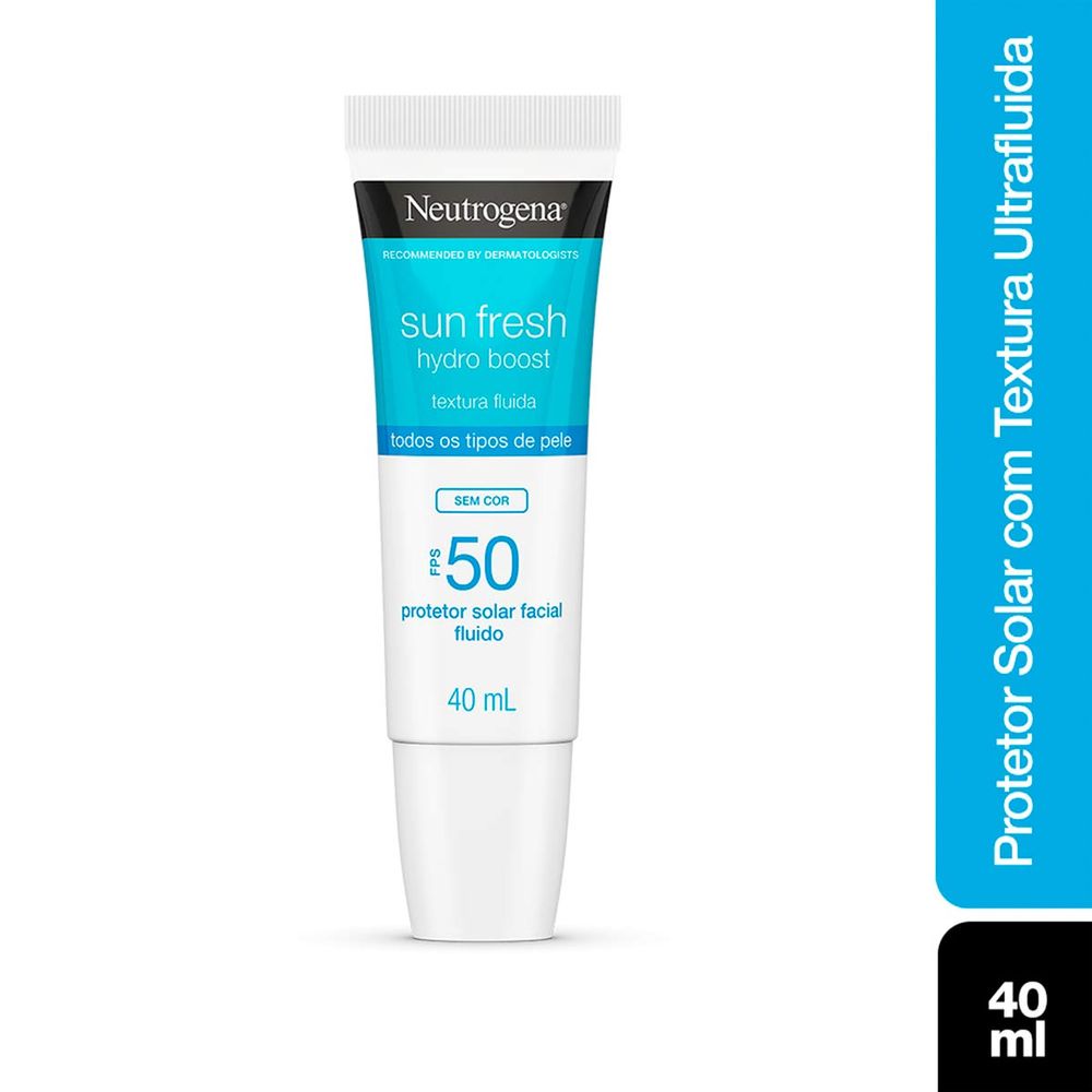Protetor Solar Facial Neutrogena Sun Fresh Hydro Boost FPS50 40ml ...
