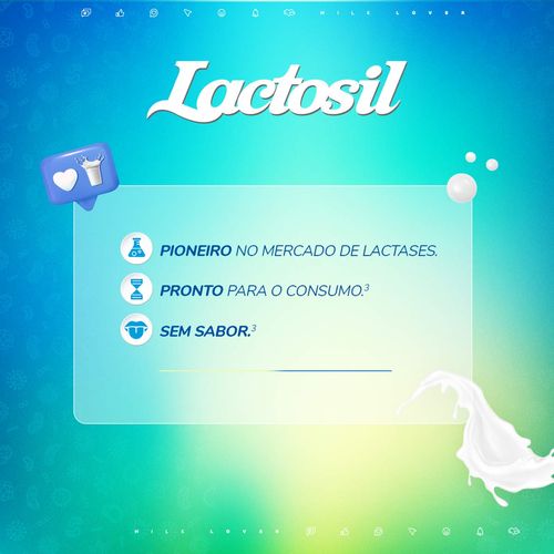 Lactosil Lactase 4.500 Fcc Sem Sabor Apsen 30 Comprimidos - Drogaria ...