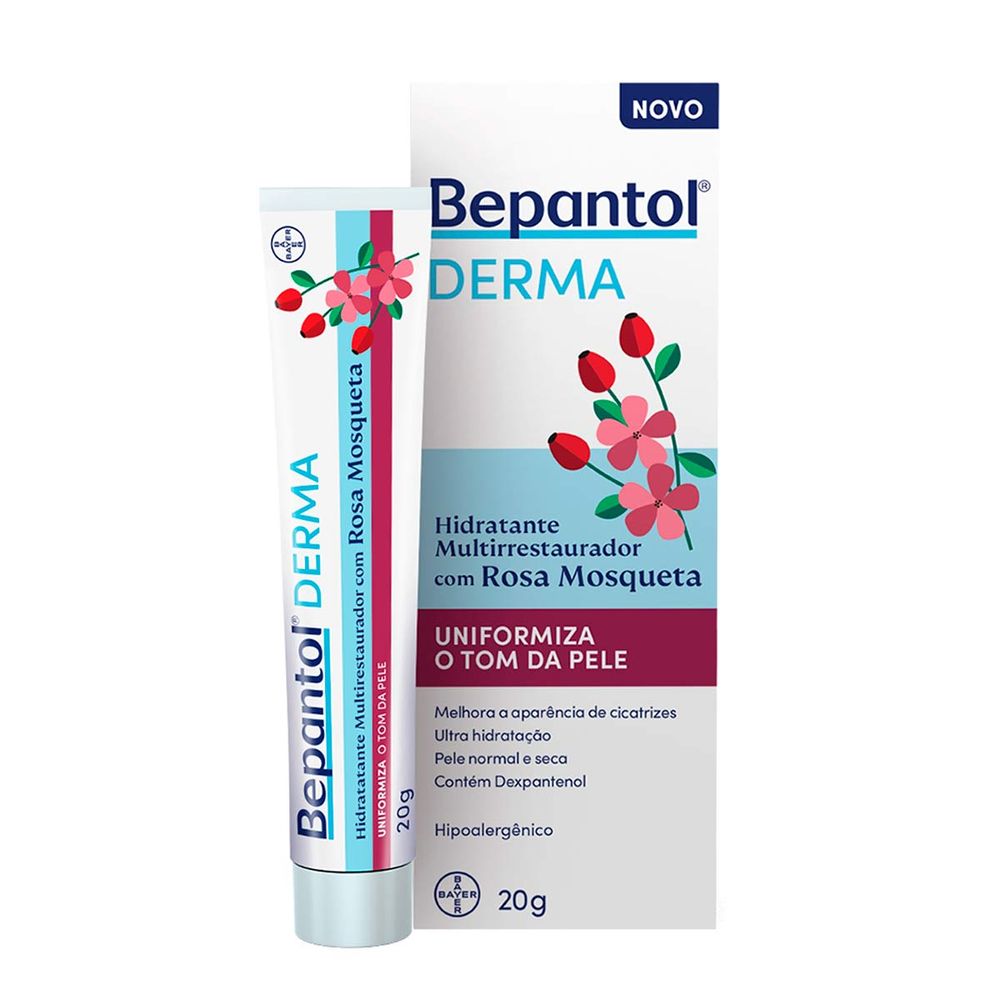 Hidratante Multirrestaurador Bepantol Derma Rosa Mosqueta 20g ...