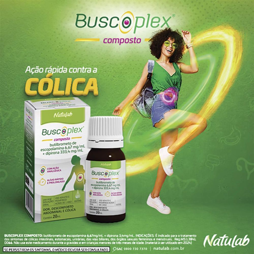 Buscoplex Natulab Composto 20ml - Drogaria Sao Paulo