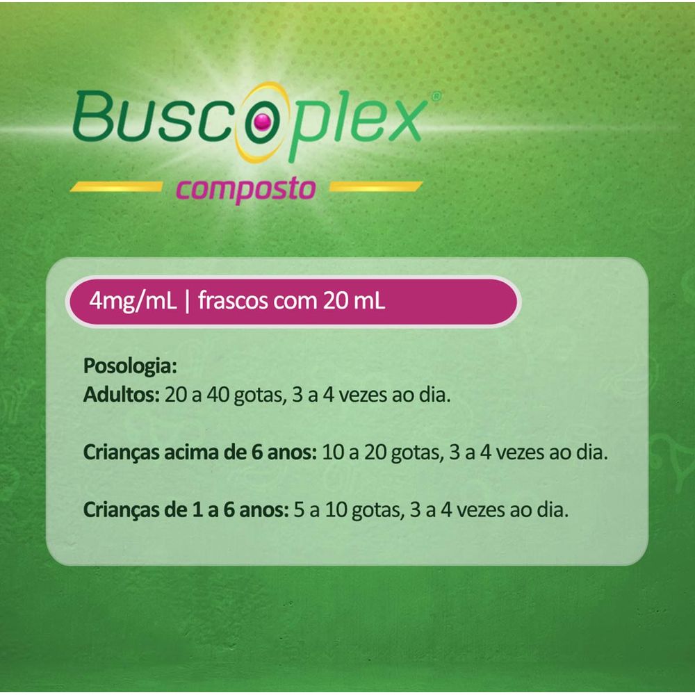 Buscoplex Natulab Composto 20ml - Drogaria Sao Paulo
