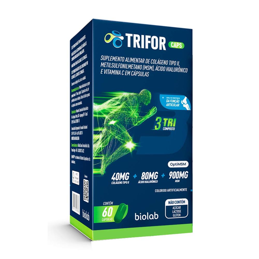 Colágeno Trifor Caps Biolab 60 Cápsulas - Drogaria Sao Paulo