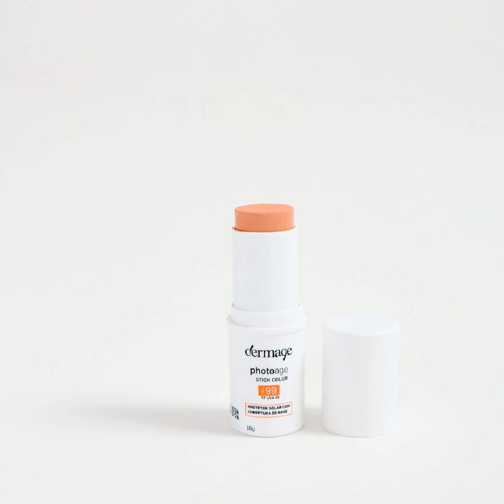 Protetor Solar Facial Dermage FPS 99 Photoage Color Cor Nude 12g Stick ...