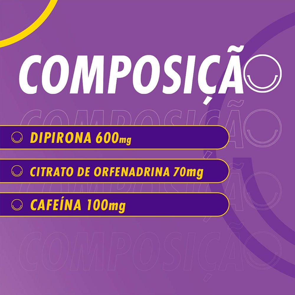 Analgésico e Relaxante Muscular Neosaldina Muscular Max 600mg 16 ...