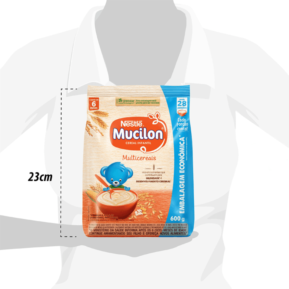 Cereal Infantil Multicereais Mucilon 600g - Drogaria Sao Paulo