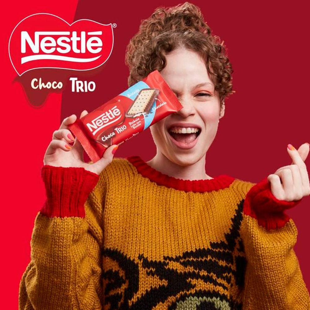 Chocolate Chocotrio NESTLÉ Cookies & Cream 90g - Drogaria Sao Paulo