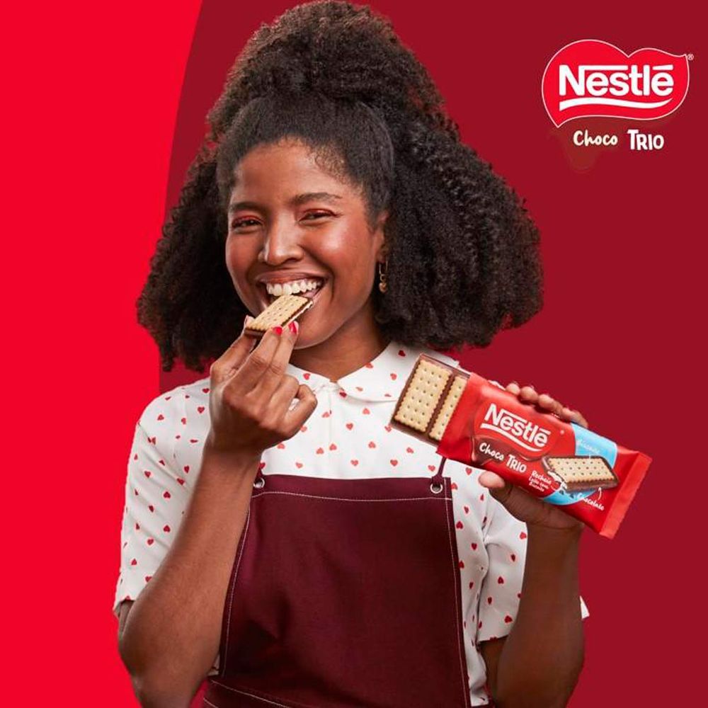 Chocolate Chocotrio NESTLÉ Cookies & Cream 90g - Drogaria Sao Paulo