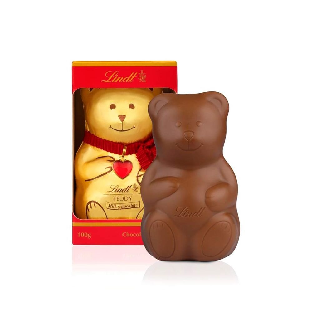 Chocolate Natal Lindt Teddy Bear ao Leite 100g - Drogaria Sao Paulo