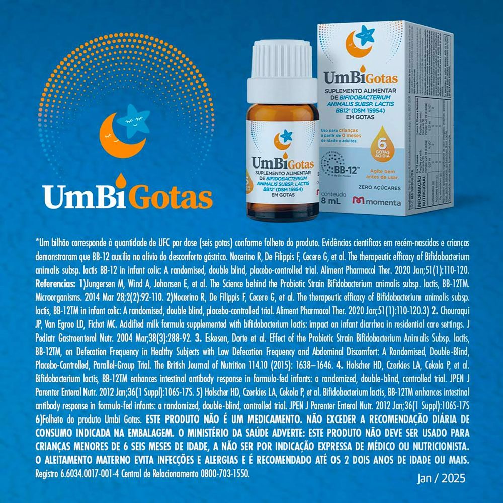 Umbi Gotas Momenta 8ml - Drogaria Sao Paulo