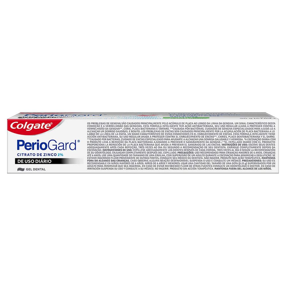 Pasta de Dente Gel Colgate Periogard Gengiva Saudável Hortelã 60g ...