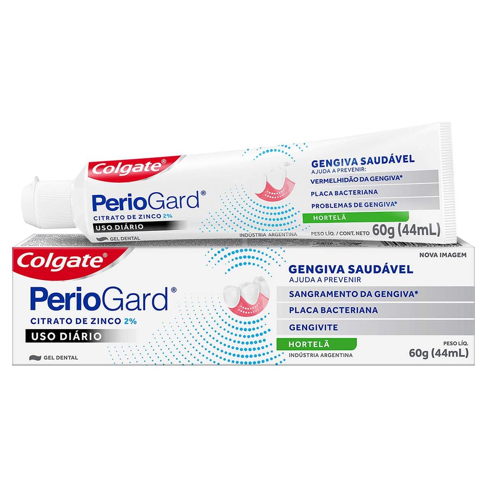 Pasta de Dente Gel Colgate Periogard Gengiva Saudável Hortelã 60g ...