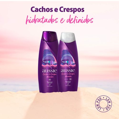 Condicionador Aussie Cachos e Crespos Ativados Hidratação e Definição ...