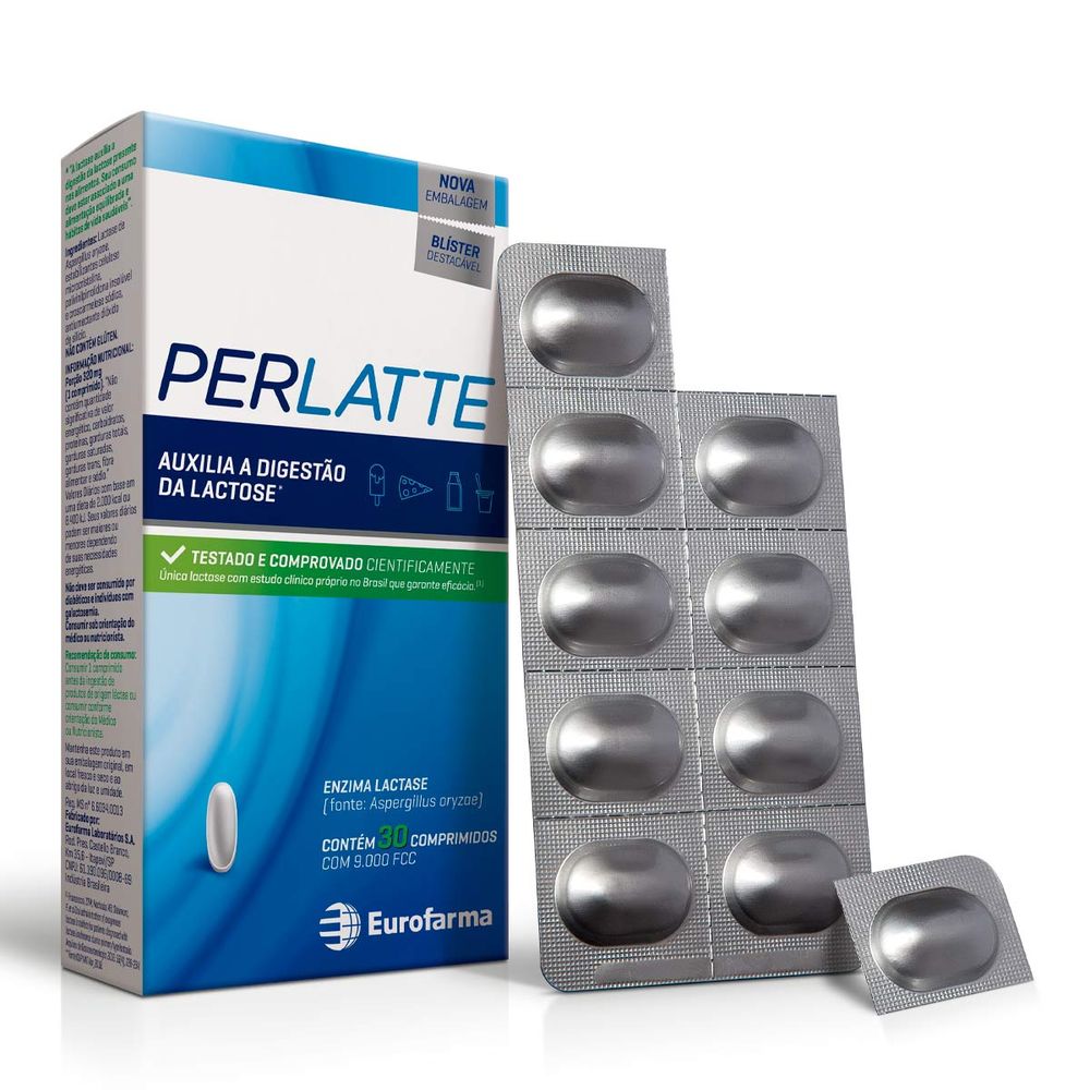 Perlatte Eurofarma 30 Comprimidos - Drogaria Sao Paulo