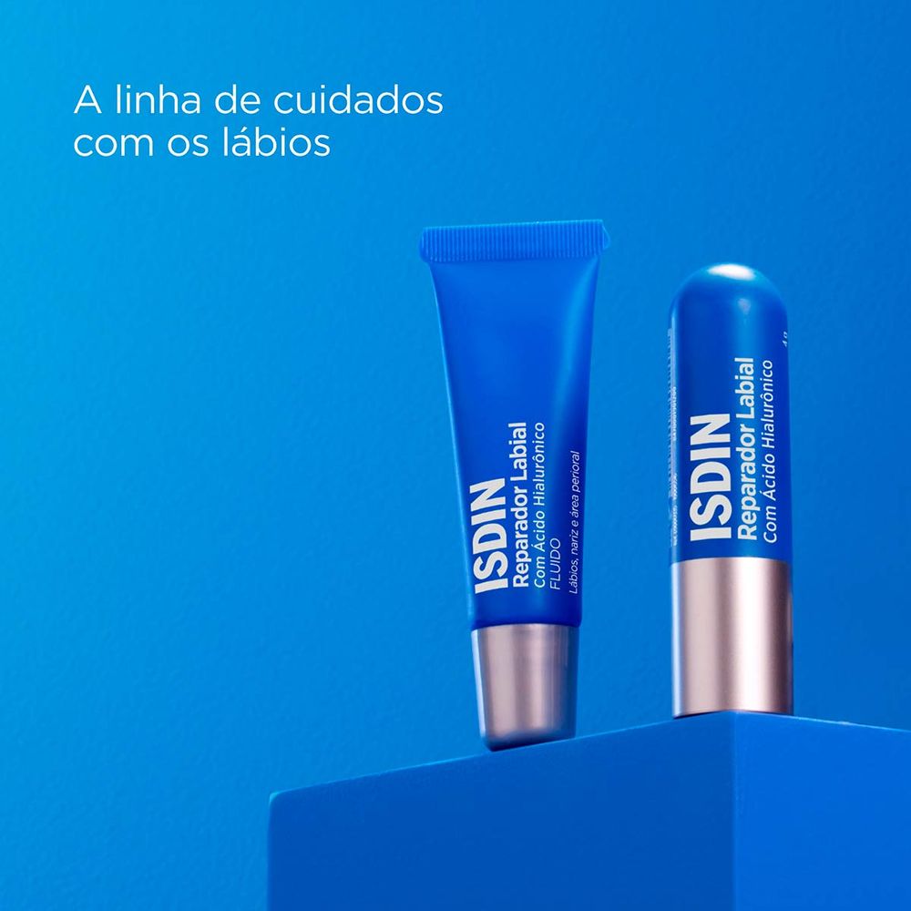 Hidratante Labial em Balm Isdin Reparador Fluido 10ml - Drogaria Sao Paulo