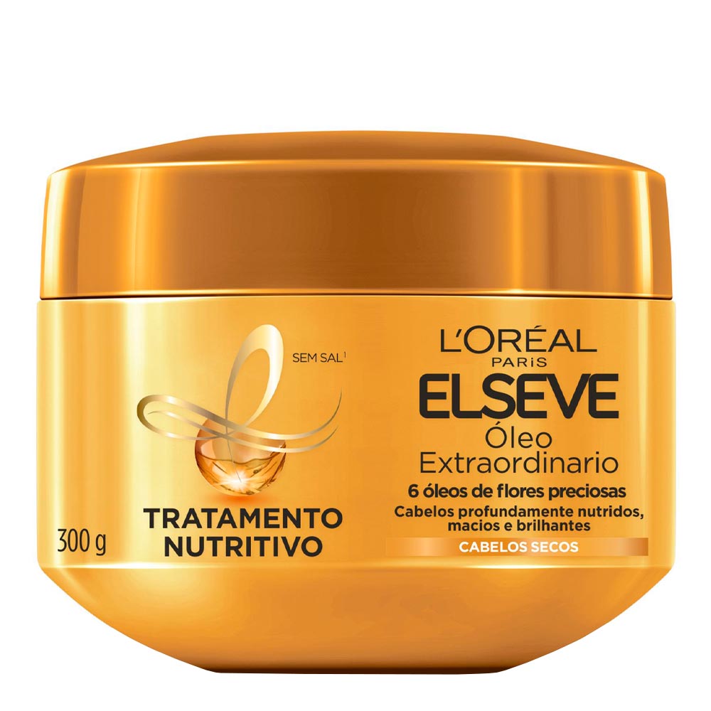 Kit Elseve Creme de Tratamento Capilar Óleo Extraordinário 300g + Hidra ...