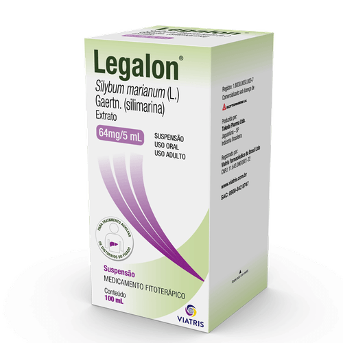 Hepatoprotetor Legalon 64mg/5ml 100ml Suspensão Oral - Drogaria Sao Paulo