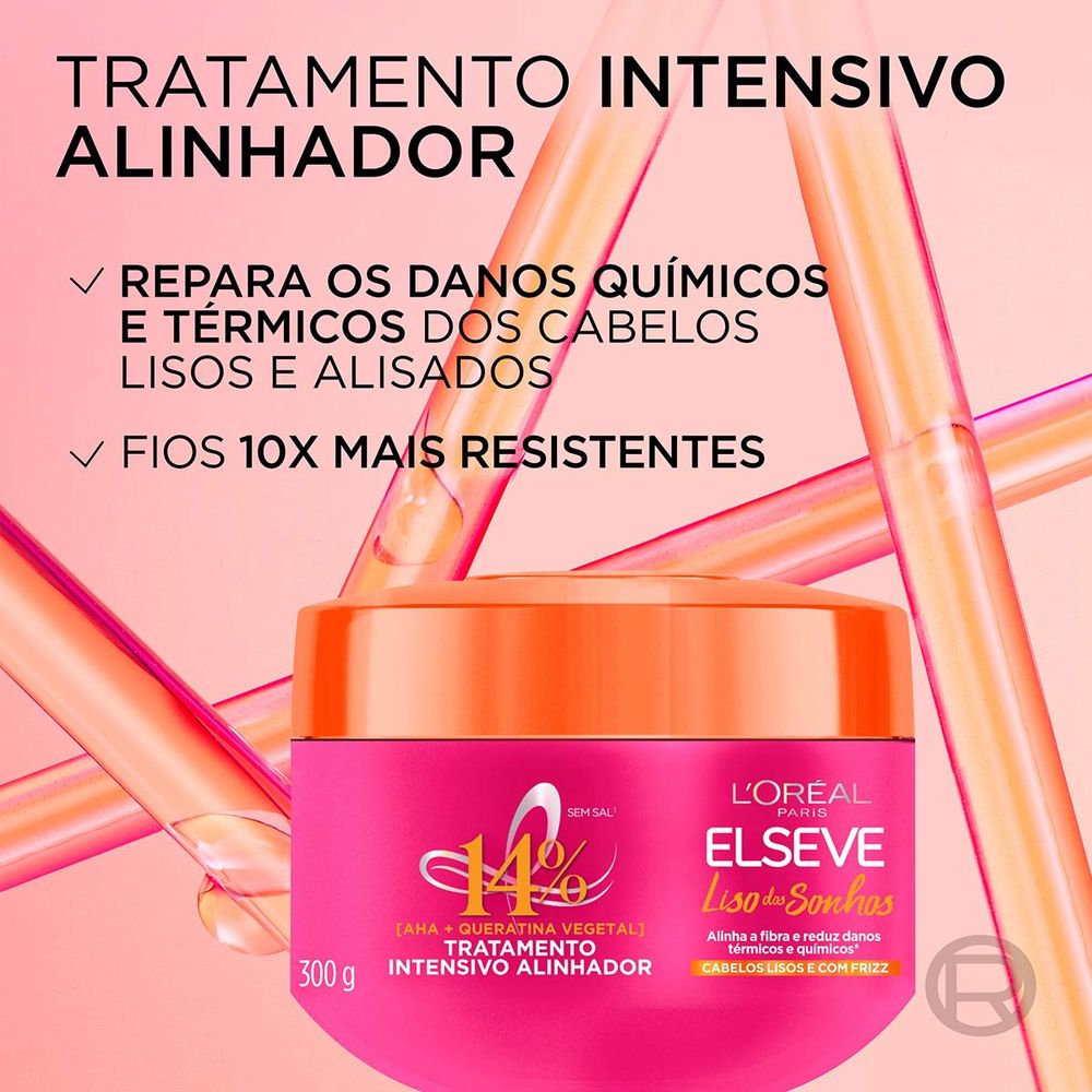 Creme de Tratamento L'Oréal Paris Elseve Liso dos Sonhos 300g ...