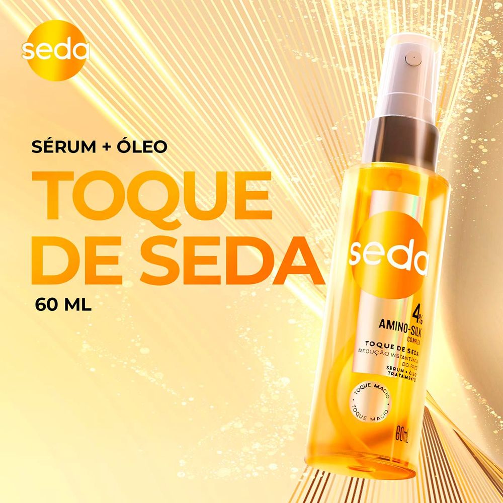 Óleo Capilar Seda Toque de Seda 60ml - Drogaria Sao Paulo