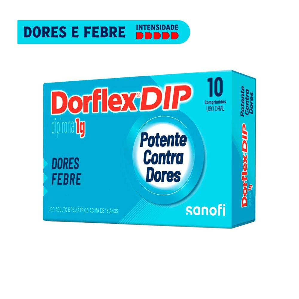 Analgésico, Relaxante Muscular e Antitérmico Dorflex DIP 1g 10 ...