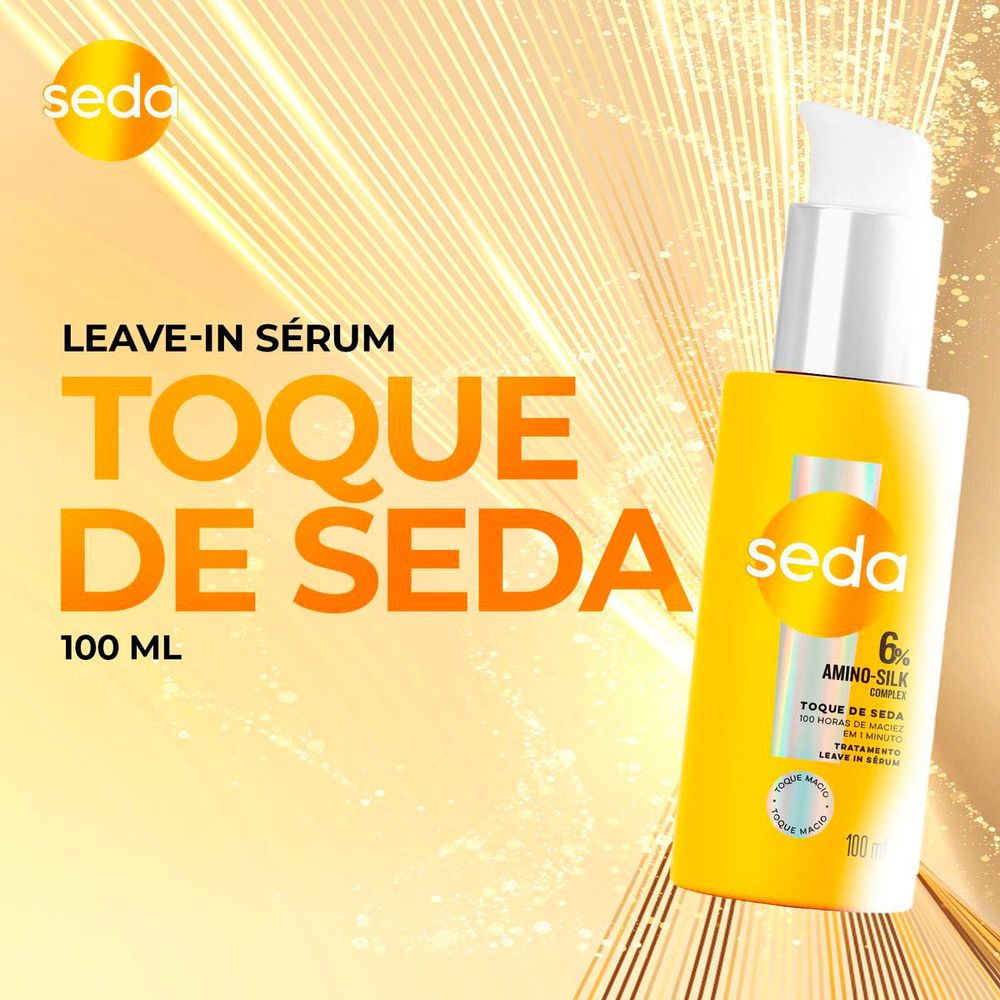 Leave-In Sérum Tratamento Capilar Seda Toque De Seda 100ml - Drogaria Sao Paulo