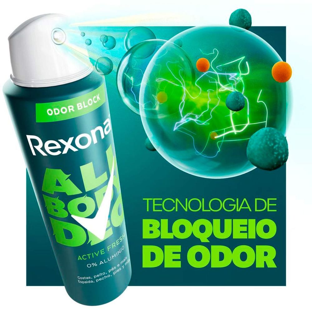 Desodorante Rexona All Body Deo Active Fresh 150ml Aerossol - Drogaria ...