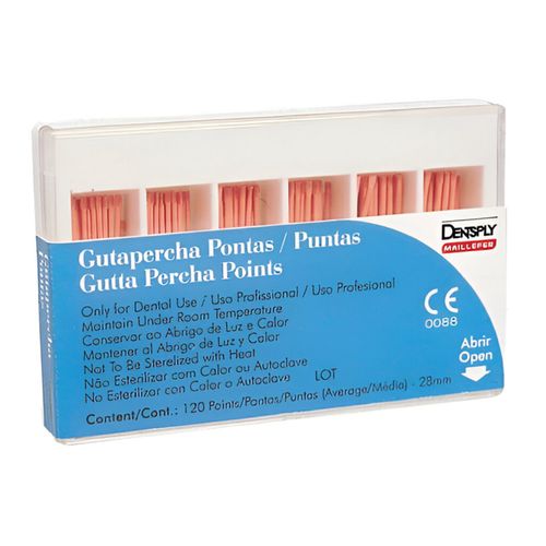 Guta Percha Calibrada para Obturação de Canal Dentsply 25 - Drogaria ...