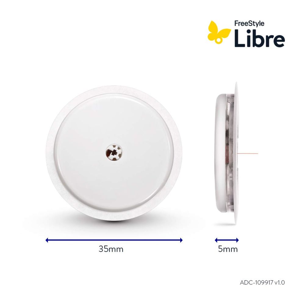 Sensor Para Monitoramento De Glicose Freestyle Libre Digital 1 Unidade ...