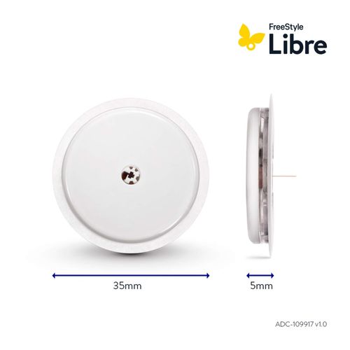 Sensor Para Monitoramento De Glicose Freestyle Libre Digital 1 Unidade ...