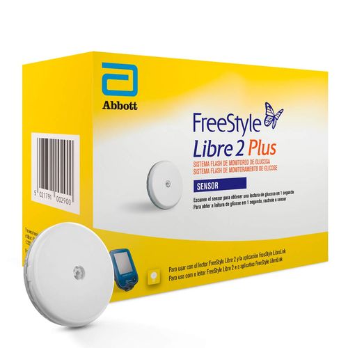 Sensor Freestyle Libre 2 Plus Abbott 1 Unidade - Drogaria Sao Paulo