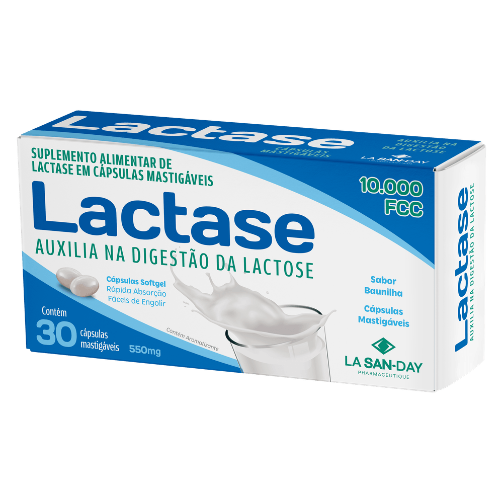 Lactase 10.000 FFC (30 Cápsulas) - Drogaria Sao Paulo