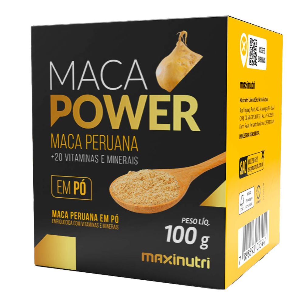 Suplemento Alimentar Maca Power Maxinutri Em Pó 100g - Drogaria Sao Paulo